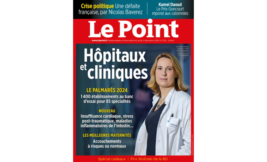 Le point : Classement 2024 des hôpitaux et cliniques